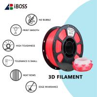 China iBOSS Temperature Color Change 1.75mm Red To White PLA+ Filament 3D Printer State Coiled Industry for sale