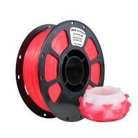 China Strong Resilience Temperature Color Change Red To White 3D Printing Filament  PLA +1.75mm for sale