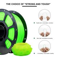 China iBOSS 1.75mm 3D Printer PLA+ Temperature Color Change Green to Yellow  Filament Net Weight 1kg for sale