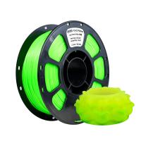 China iBOSS 1.75mm 3D Printer PLA+ Temperature Color Change Green to Yellow  Filament Net Weight 1kg for sale