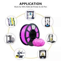 China 1.75mm Temperature Color Change Purple To Pink 1000g FDM Forming Technology 3d Printing Filament for sale