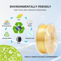 China 3D Printed Filament  High Strength  1.75mm Silk Vine Yellow  PLA+ filamentnt 1000g for sale