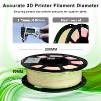 China 3D Printer 1kg Matte Pink Green  1.75mm 1000g  PLA+ Filament Good Layer Adhesion for sale