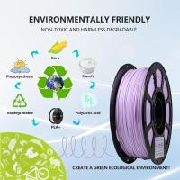 China 1.75mm Light Pueple 1.75mm  FDM Forming Technology 3d Printing Filament for sale