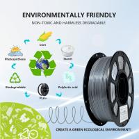 China 3D Printing Filament PLA+ Dual Color Black Silver Filament  1.75mm FDM Forming Technology 3d Printed for sale