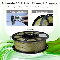 China iboss 1.75mm Khaki Green  FDM Forming Technology 3d Printing Filament PETG Filament for sale