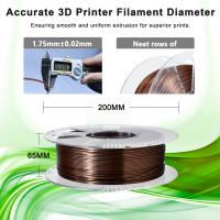 China iBOSS High Strength PLA+ Silk Dark Gold Filament 1000g 3d Printing Filament 1.75mm for sale
