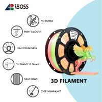 China PLA+ Silk 3D Printer Filament 1.75mm Red Orange Green 1kg for sale