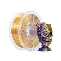 China iboss 1000g PLA+ Filament Silk Dual Color Purple Gold  1.75mm FDM Forming Technology 3d Printing Filament for sale