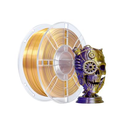 China iboss 1000g PLA+ Filament Silk Dual Color Purple Gold  1.75mm FDM Forming Technology 3d Printing Filament for sale