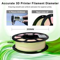 China PLA Matte 3D Printing Filament 1000g Matte Pink Green 1.75mm PLA+ Dual Color Filament3D Printing Consumable for sale