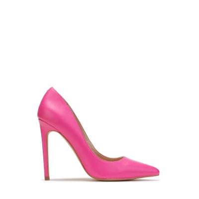 China Women's Leather Pump Heels 9-10cm Continental Heel Cowhide Shoes CE ISO9001 for sale
