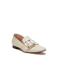 China Italian Genuine Leather Outsole Flat Ladies Loafer Shoes 1-2CM Heel for sale