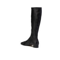 China Square Toe Thigh High Boots With Flat Heels Modern Fashionable Style for sale