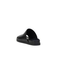 China Women's Leather Open Toe Flat Slippers Sandals Slip-On Casual Cowhide Sheepskin Lining Size 5-11 for sale