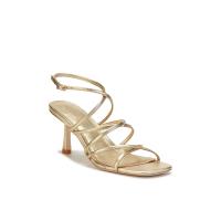 China Women Pointed Toe Stiletto Heel Sandals 6cm Slip-On Sheep Leather Dress Shoes for sale
