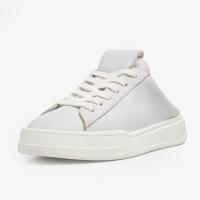 China Women's Casual Leather Sneakers Flat Heel Patent Cowhide Rubber Outsole 37# for sale