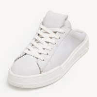 China Women's Casual Leather Sneakers Flat Heel Patent Cowhide Rubber Outsole 37# for sale