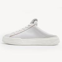 China Women's Casual Leather Sneakers Flat Heel Patent Cowhide Rubber Outsole 37# for sale