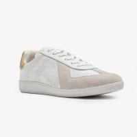 China Women's Genuine Leather Casual Sneakers Flat Rubber Sole Custom Colors for sale