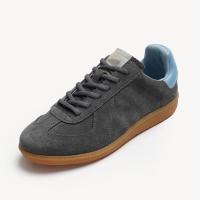 China Women's Genuine Leather Casual Sneakers Flat Heel Rubber Outsole 37 for sale