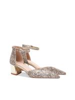 China Women's Dress Shoes 7cm Stiletto Heel Leather Rubber Outsole Comfortable Walking for sale
