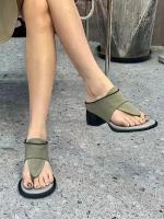 China German Sole Leather Roman Sandals Solid Pattern Pull On Closure for sale