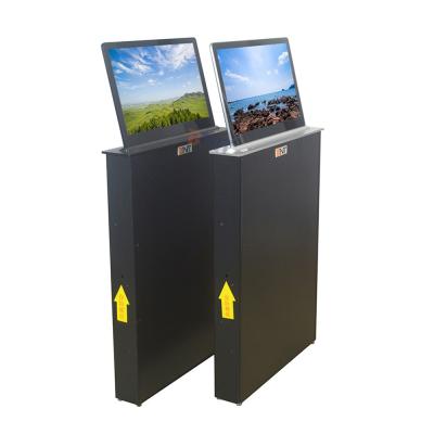 China Conference system 18.5 inch monitor screen motorized lift mechanism for retractable monitor for sale