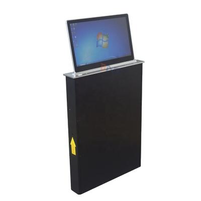 China Smart Conference system of 13.3 inch LCD monitor motorized lift with anti-accident function for sale