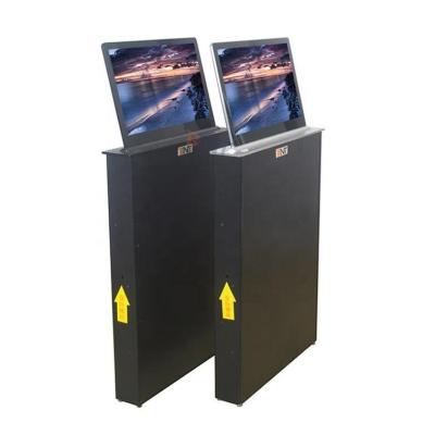 China New anti-pinch function conference system lcd motorized lift mechanism with full aluminum screen for sale
