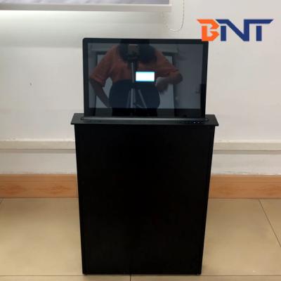 China New design full aluminum alloy tiny lcd monitor lift mechanism with 13.3 inch FHD screen for sale