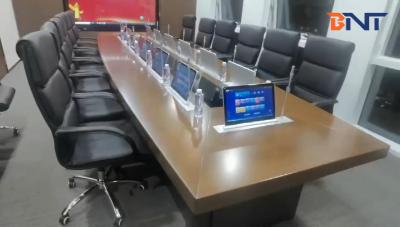 China High class conference system automatic lcd monitor lift mechanism with digital microphone system for sale
