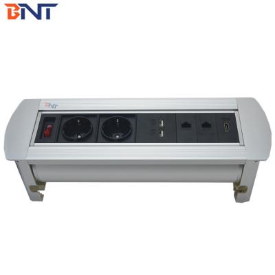 China Hot selling built in table mounted flip up socket with usb charger for sale