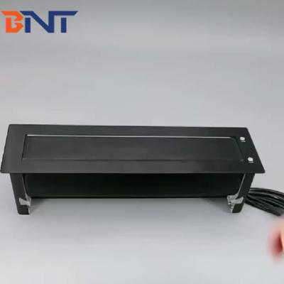 China Double USB charger port conference motorized rotate table top socket outlet for sale