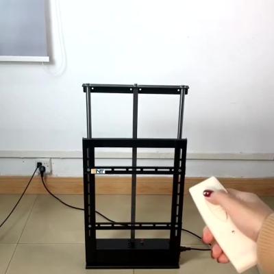 China Living room used universal under bed motorized tv lift for hidden cabinet with remote control for sale