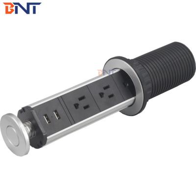 China Smart usb charger table top pop up power socket for kitchen for sale