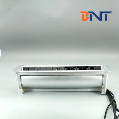 China European power flush mount motorized desktop power socket for conference table for sale
