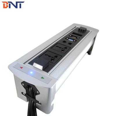 China General popular revotable motorized overturn modular table power socket for sale