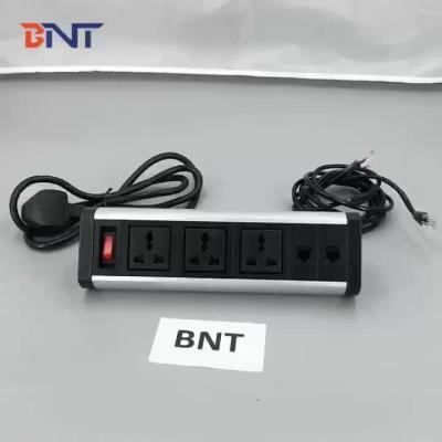 China Multifunction clamp desktop data and power socket outlet box for sale