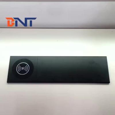 China Wireless charger office sliding table power socket box with usb charger for sale