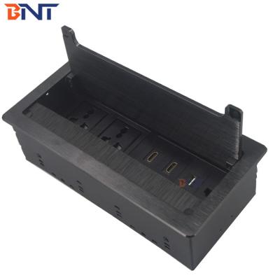 China Double universal power conference hidden desktop electrical socket outlet for sale