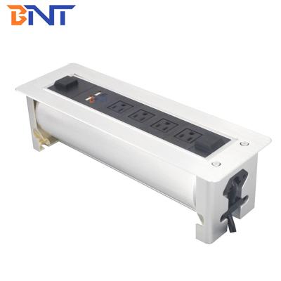 China Popular office furniture motorized flip up tabletop power outlet for conference table for sale