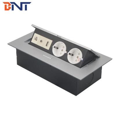 China conceal style with EU standard power plug table pop up power outlet for sale