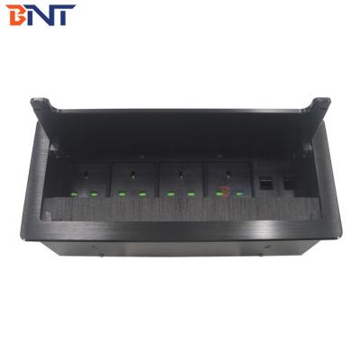 China Cable management UK power desktop power brush socket for conference table for sale