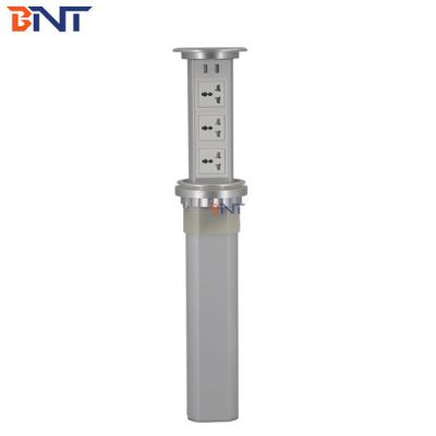 China Intelligent kitchen electrical power tabletop motorized pop up socket outlet with usb port for sale