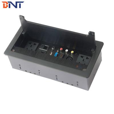 China electric commerical purpose 5 gang universal power extension tabletop socket furniture usb hub with vga for sale