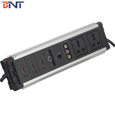 China 2*universal  power multimedia tabletop outlets desktopsocket for sale