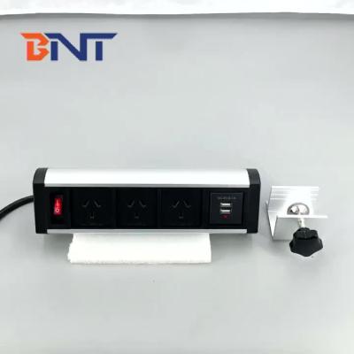 China BNT Movable type on desk socket supply with bracket clamp on table edge for general use for sale