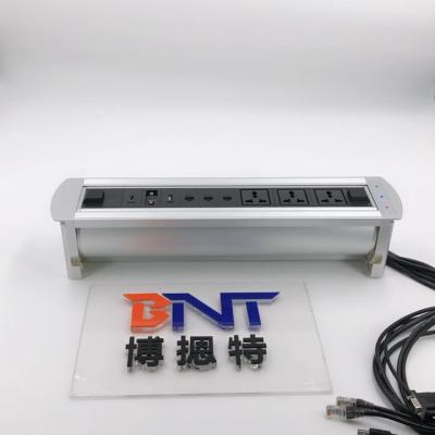 China BNT Aluminum Alloy Wire Silver Color tabletop flip up outlet   With CRA Configuration  EK9522 for sale