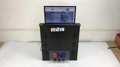 China BNT 17Inch LED Screen Meeting Table Monitor Motorized Lift BLL-17.3 for sale